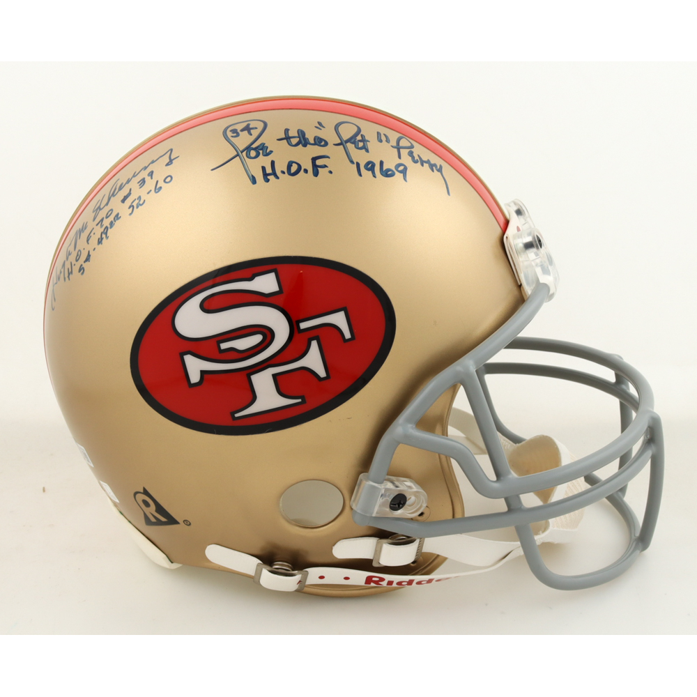 "The Million Dollar Backfield" 49ers Full-Size Authentic On-Field ...
