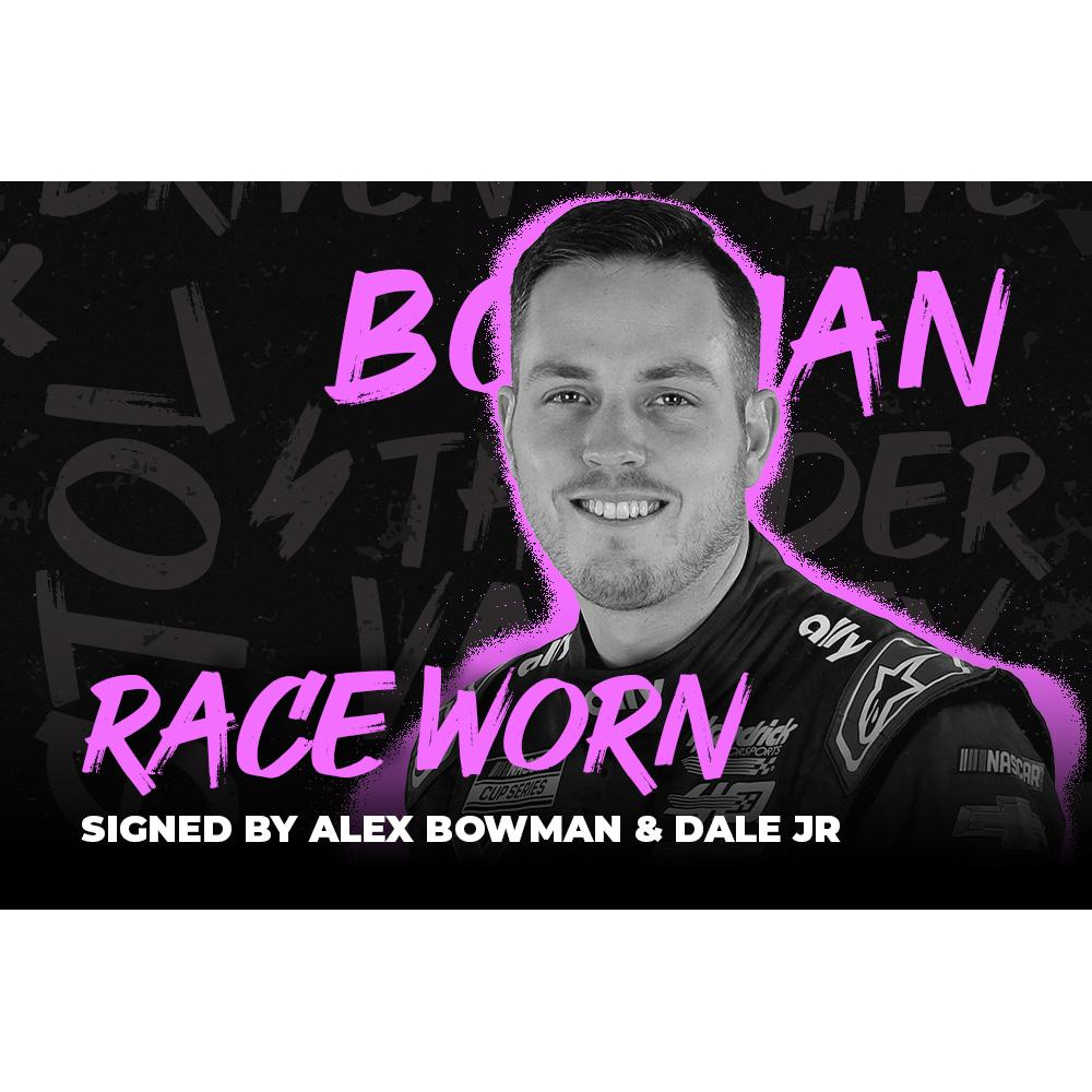 Alex Bowman 2024 Bristol Race Worn & Signed Gloves | Also Signed by ...