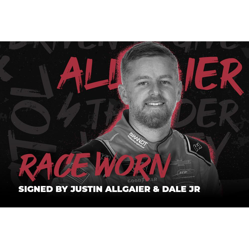 Justin Allgaier 2024 Bristol Race Worn & Signed Gloves | Also Signed by ...