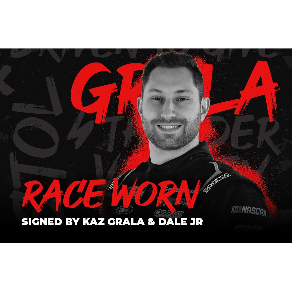 Kaz Grala 2024 Bristol Race Worn & Signed Gloves | Also Signed by Dale ...