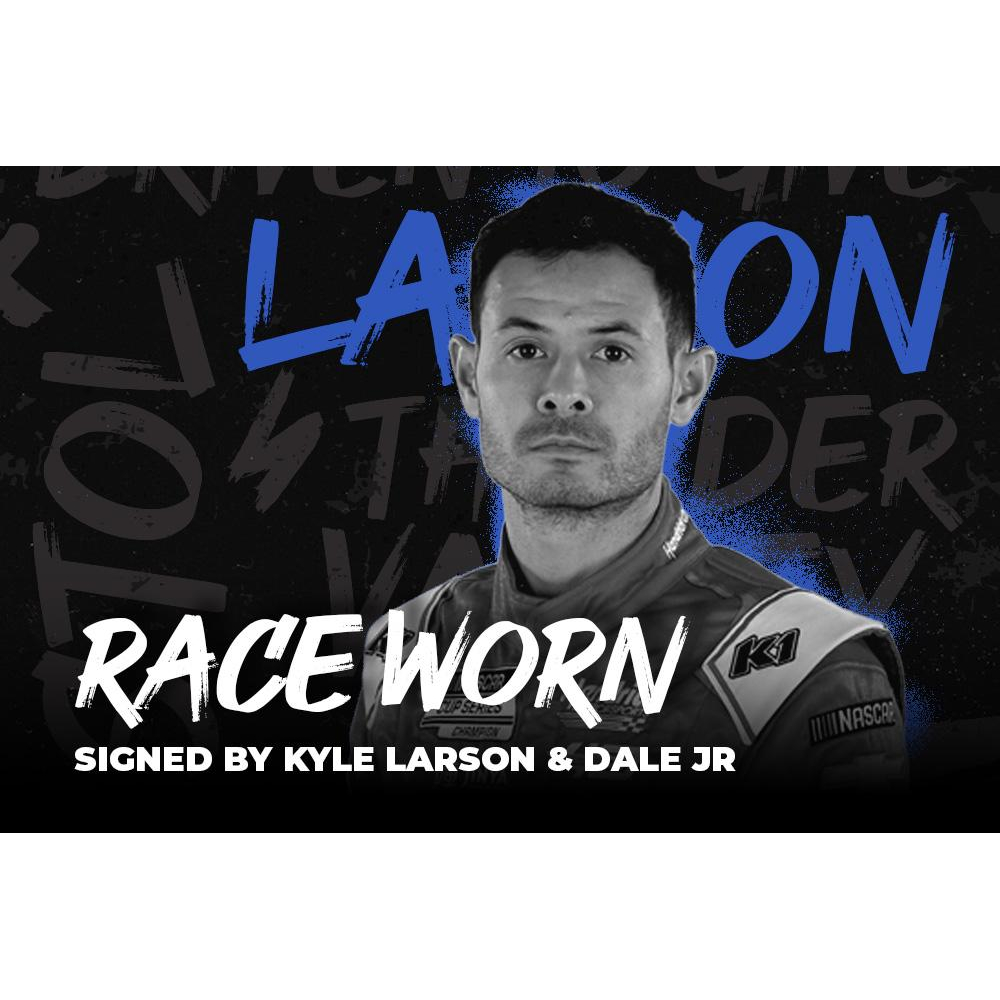 Kyle Larson 2024 Bristol Race Worn & Signed Gloves | Also Signed by ...