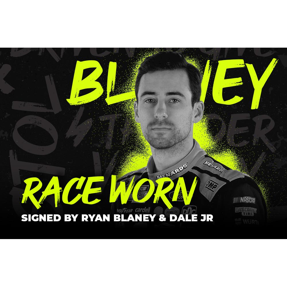 Ryan Blaney 2024 Bristol Race Worn & Signed Gloves | Also Signed by ...