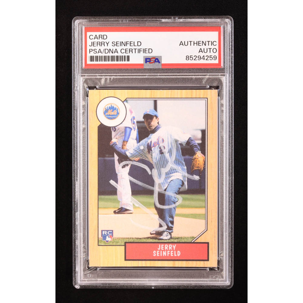 Jerry Seinfeld Signed Custom Trading Card #NNO (PSA) | Pristine Auction