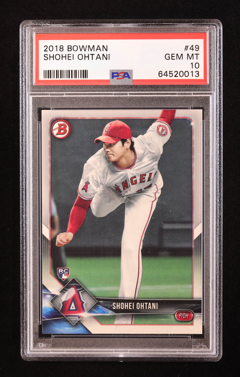 Shohei Ohtani 2018 Bowman #49 RC (PSA 10) | Pristine Auction