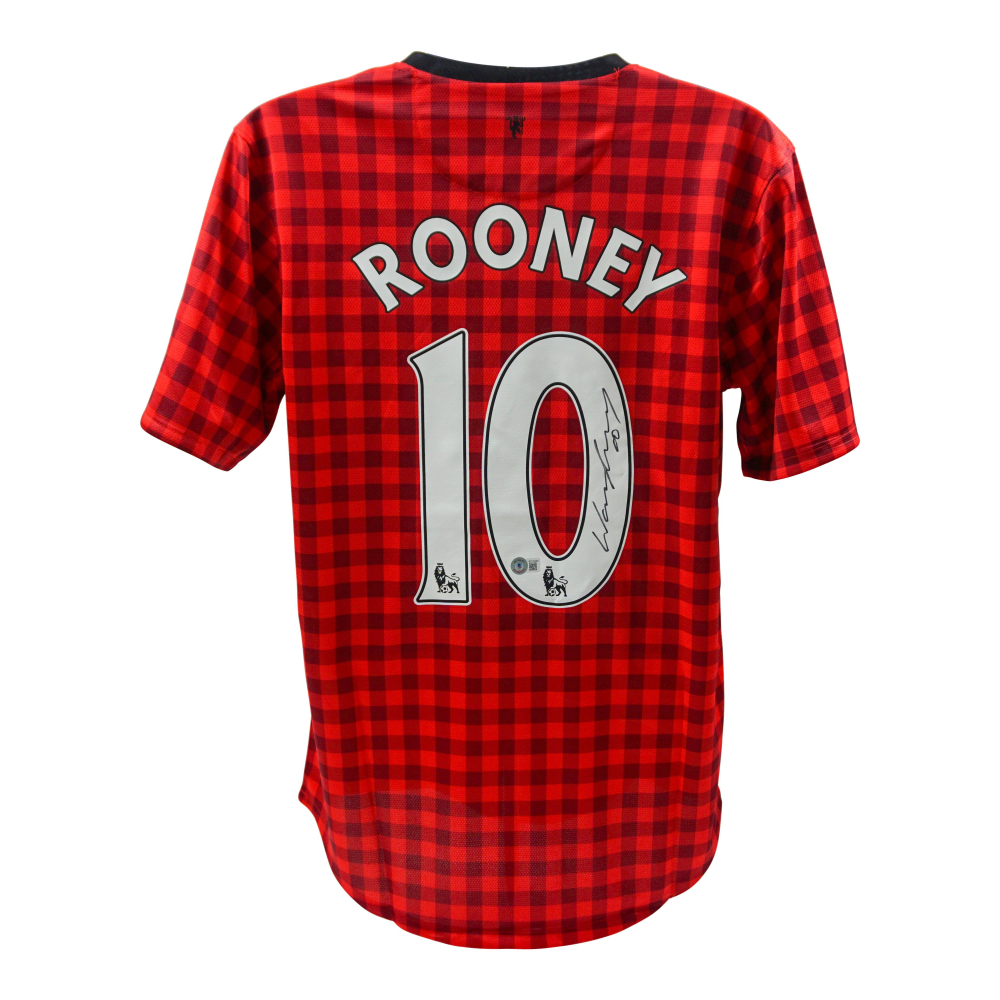 Wayne Rooney Signed Manchester United Jersey (Beckett) | Pristine Auction