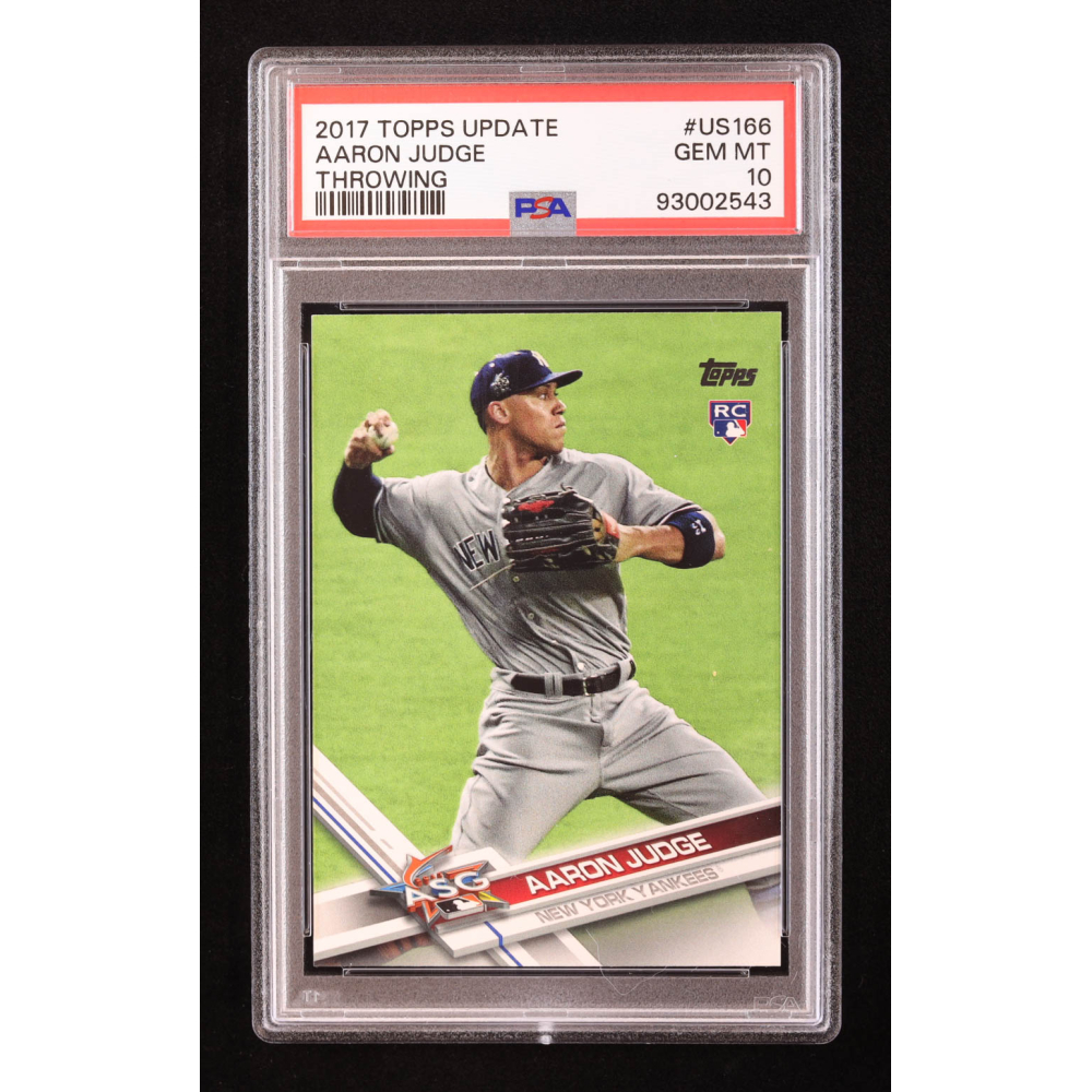 Aaron Judge 2017 Topps Update #US166A AS RC (PSA 10) | Pristine Auction