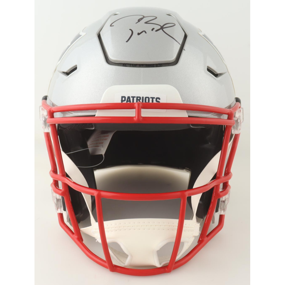 Tom Brady Signed Patriots Full-Size Authentic On-Field Speedflex Helmet ...