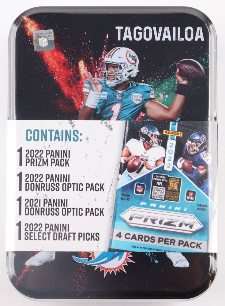 Tua Tagovailoa 2021/22 Panini Collector's Tin with (4) Packs | Pristine ...