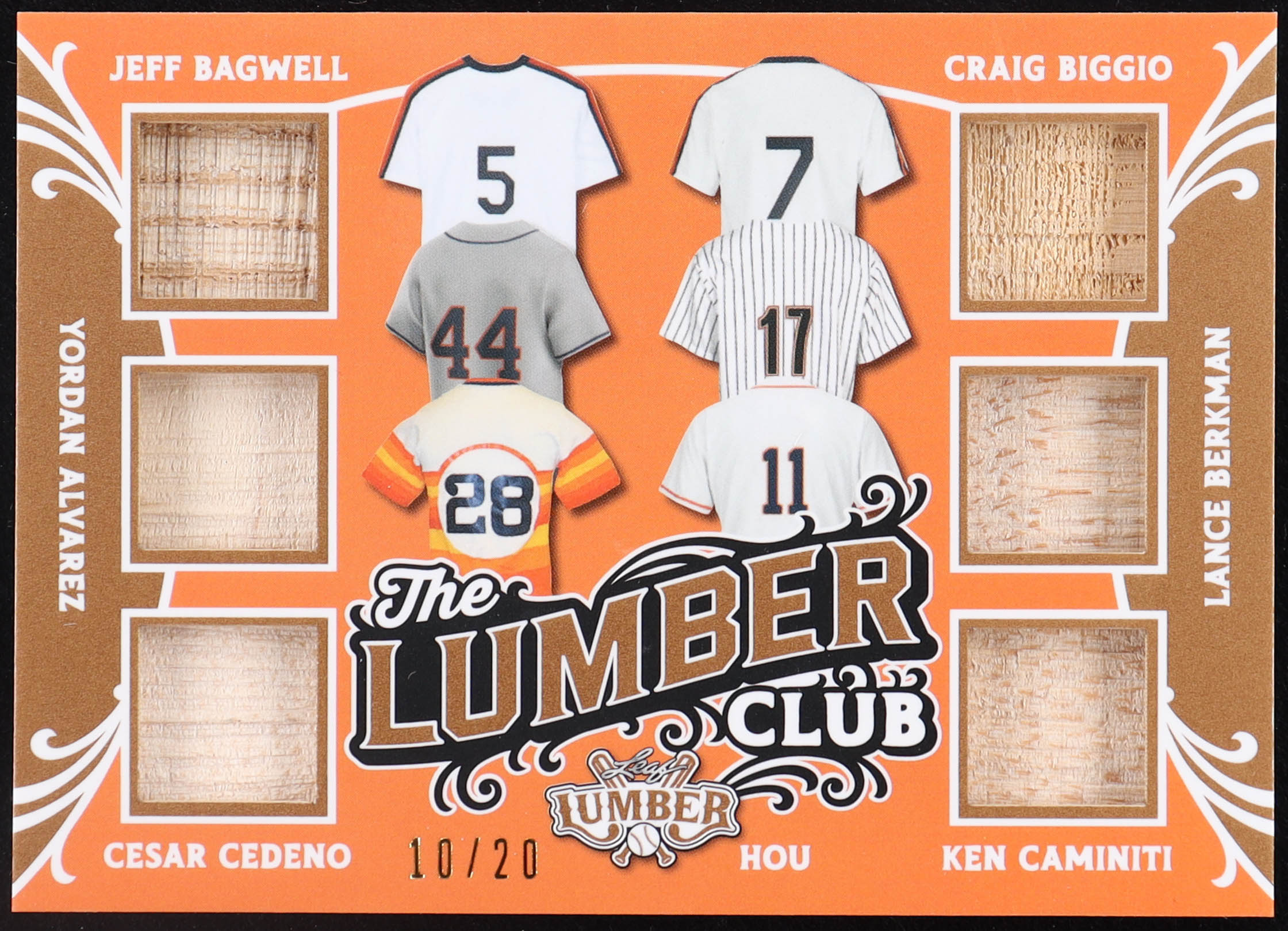 Jeff Bagwell / Craig Biggio / Yordan Alvarez / Lance Berkman / Cesar ...