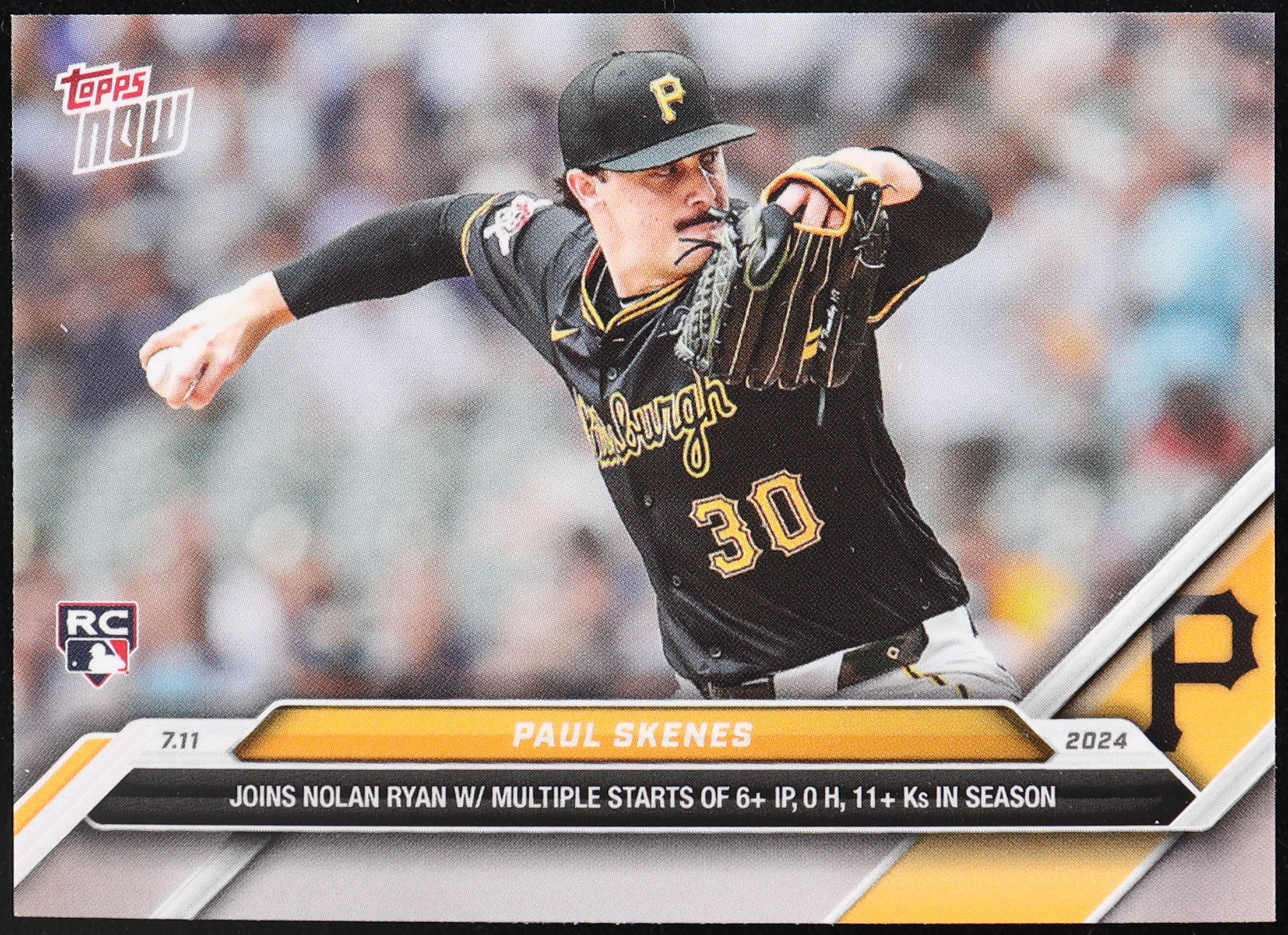 Paul Skenes 2024 Topps Now #407 RC | Pristine Auction