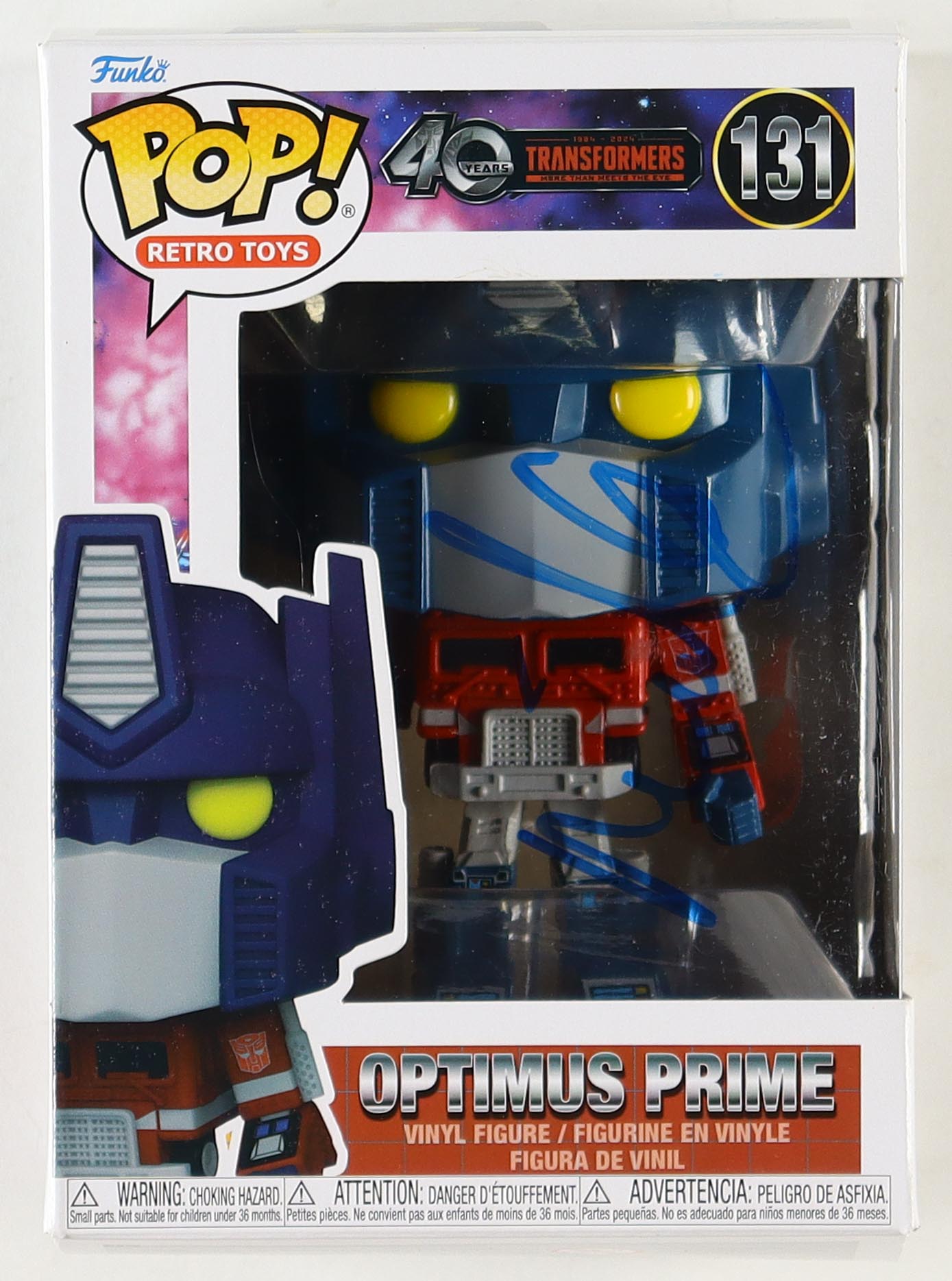 Michael Bay Signed "Transformers: 40 Years" #131 Optimus Prime Funko ...