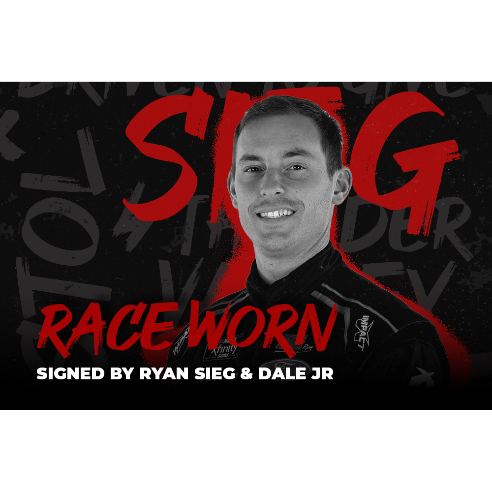 Ryan Sieg 2024 Bristol Race Worn & Signed Gloves | Also Signed by Dale ...