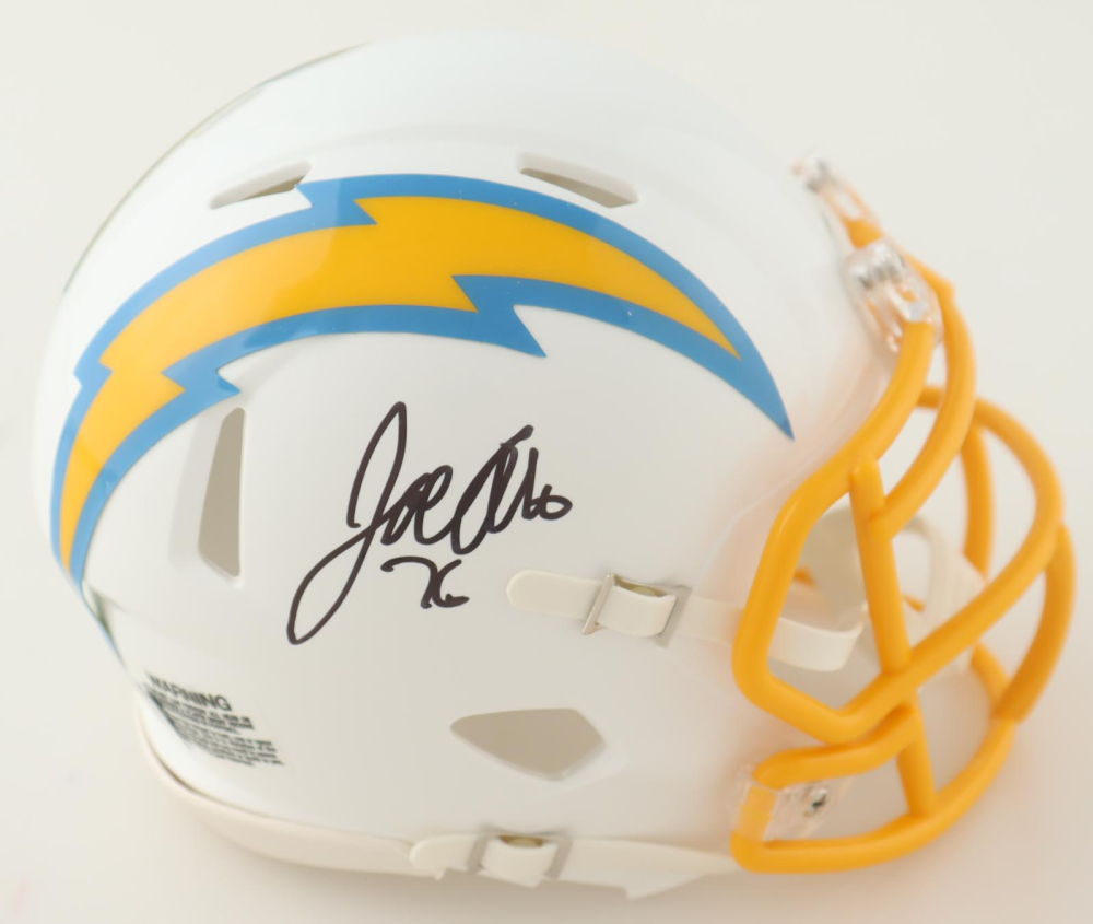 Joe Alt Signed Chargers Speed Mini Helmet (Beckett) | Pristine Auction