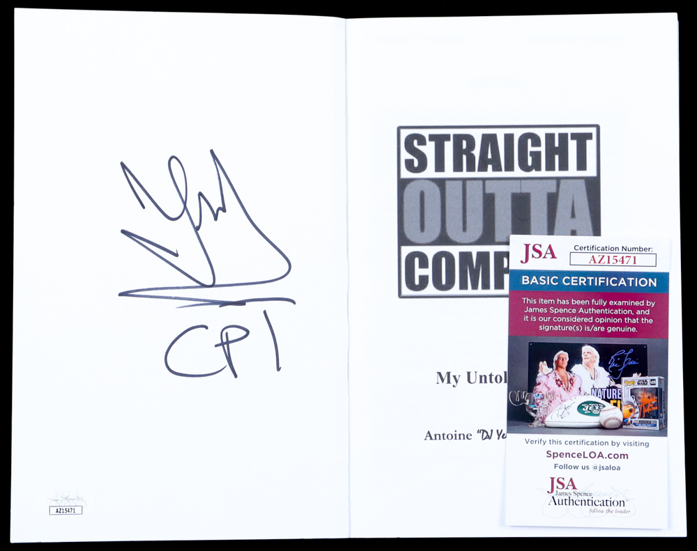 DJ Yella Signed "Straight Outta Compton: My Untold Story" Paperback ...