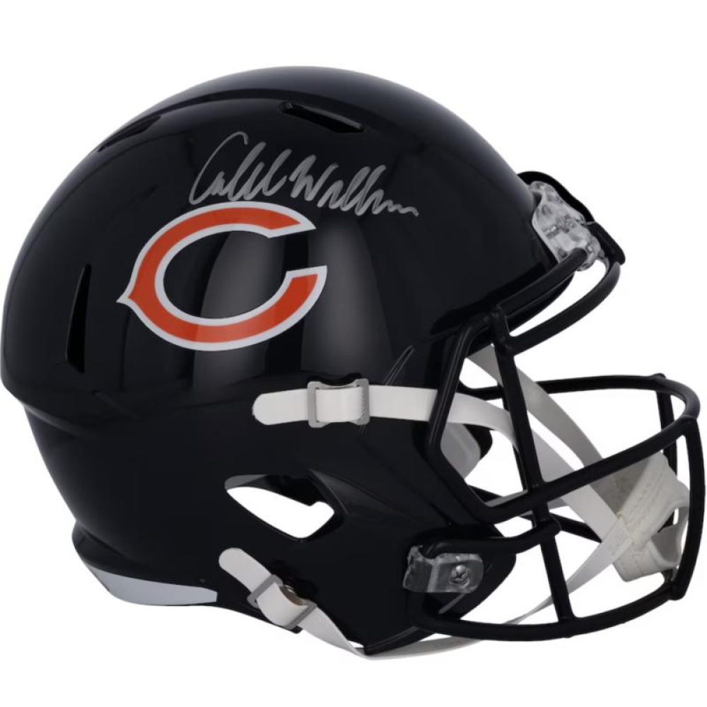 Caleb Williams Signed Bears Full-Size Speed Helmet (Fanatics ...
