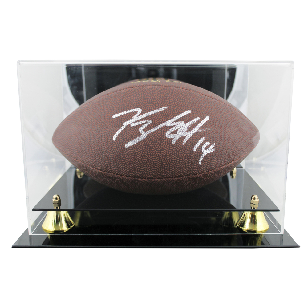 Kyle Hamilton Signed NFL Football with Display Case (Beckett ...