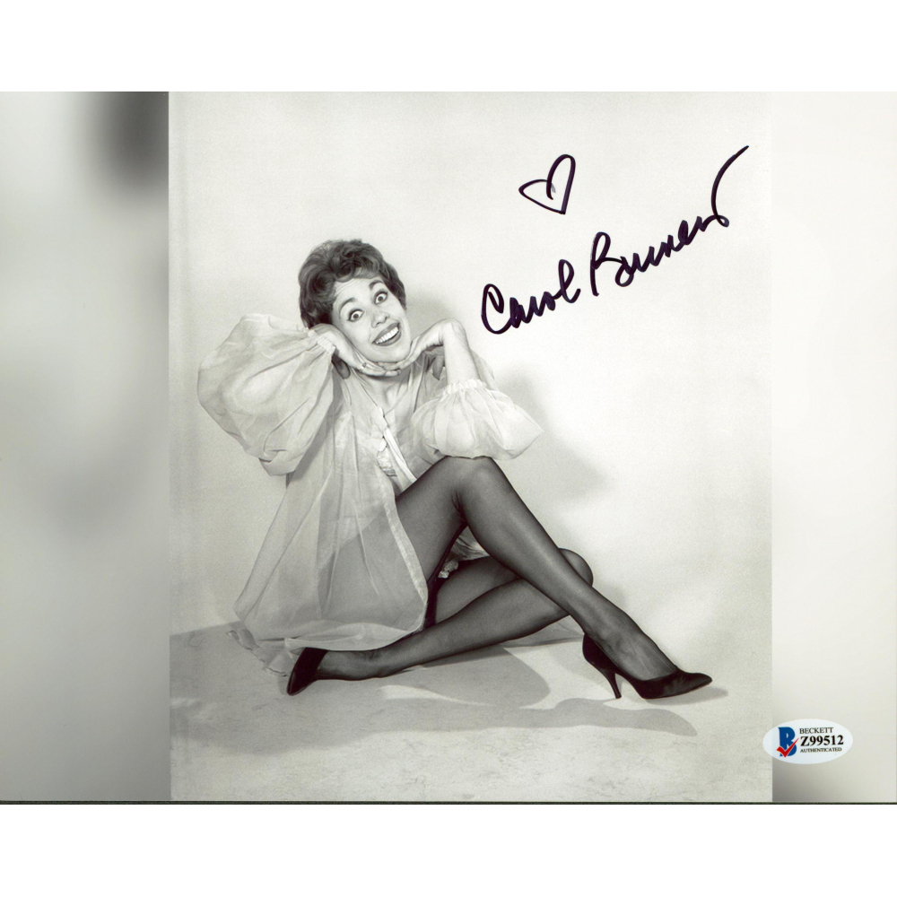 Carol Burnett Signed 8x10 Photo (Beckett) | Pristine Auction