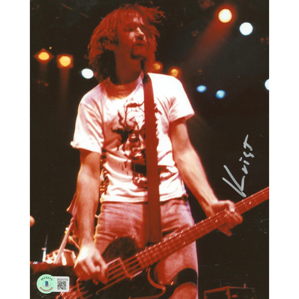 Krist Novoselic Signed "Nirvana" 8x10 Photo (Beckett) | Pristine Auction