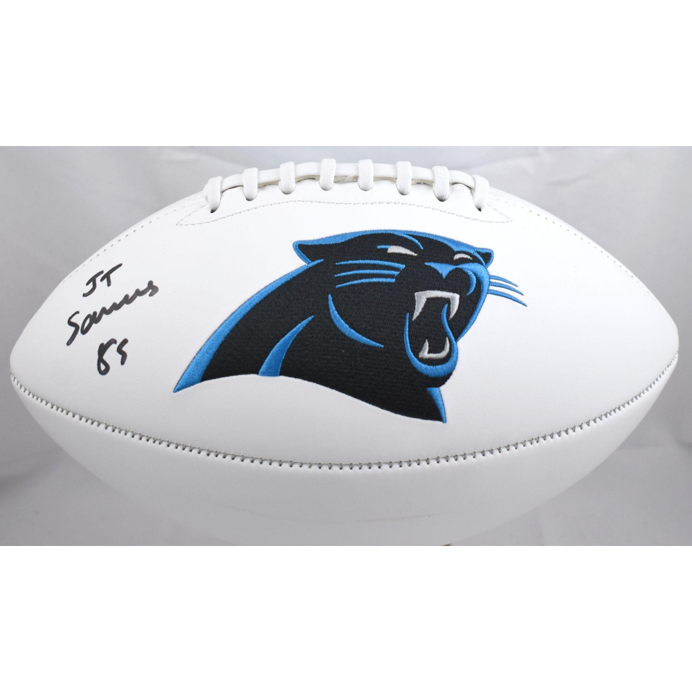 Ja'Tavion Sanders Signed Panthers Logo Football (Beckett) | Pristine ...