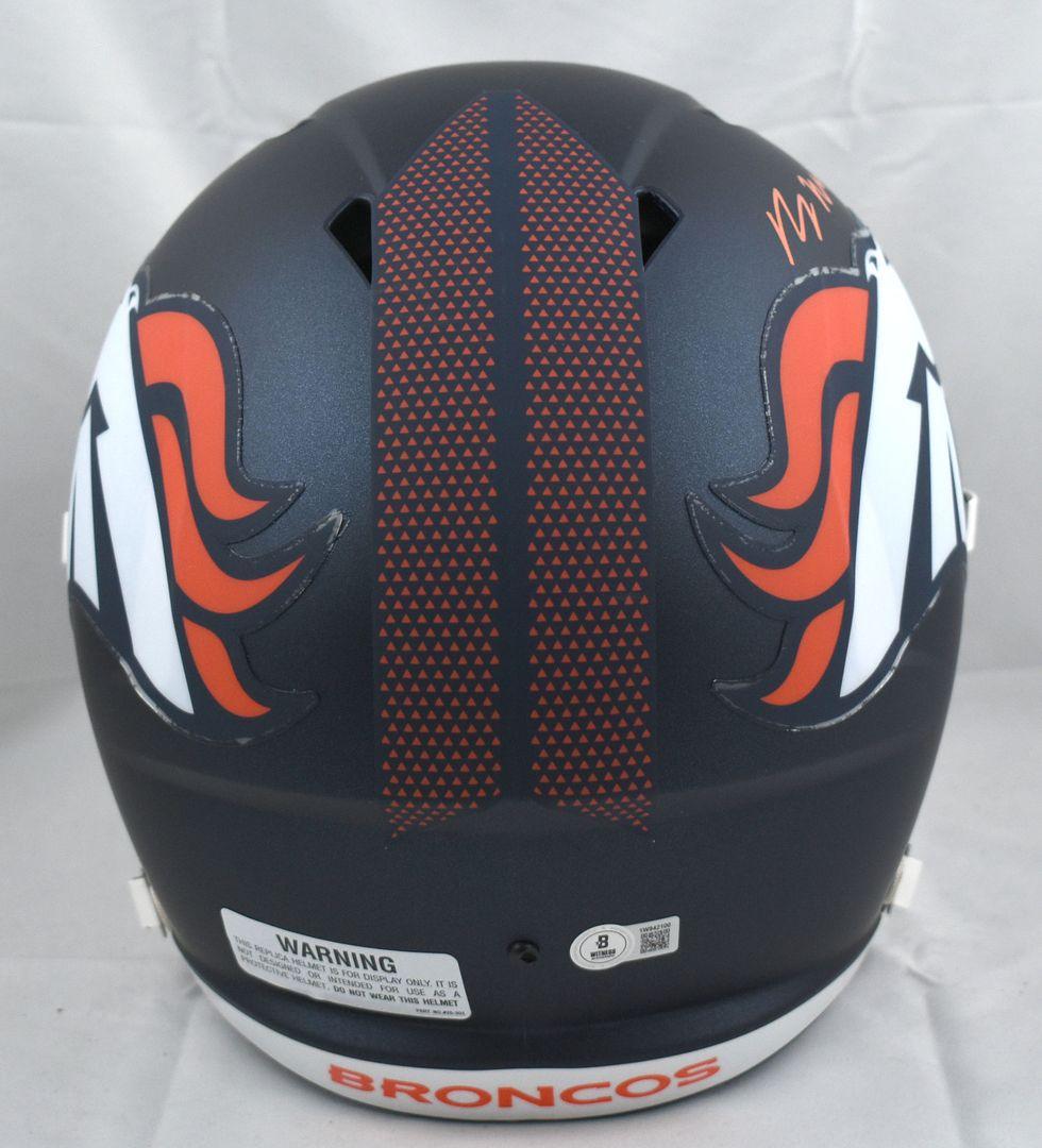 Bo Nix Signed Broncos Full-Size Speed Helmet (Beckett) | Pristine Auction