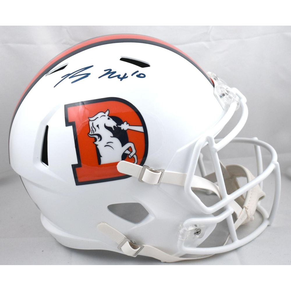 Bo Nix Signed Broncos Full-Size Speed Helmet (Beckett) | Pristine Auction