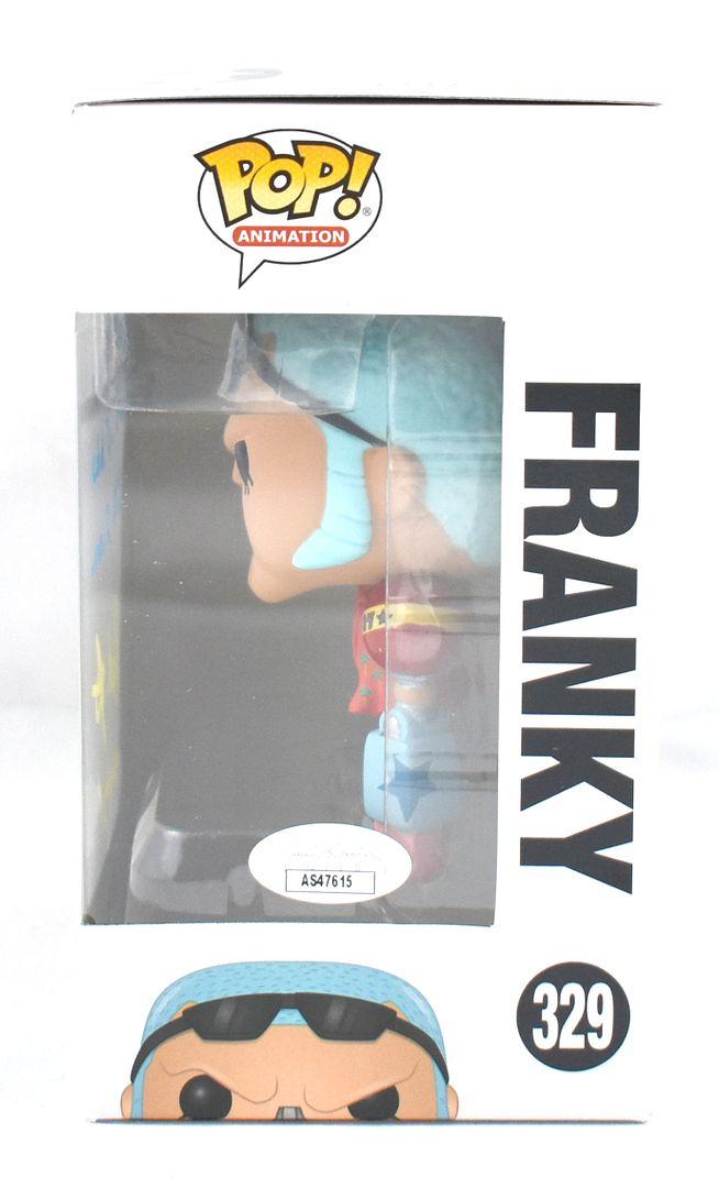 Patrick Seitz Signed "One Piece" #329 Franky Funko Pop! Vinyl Figure ...