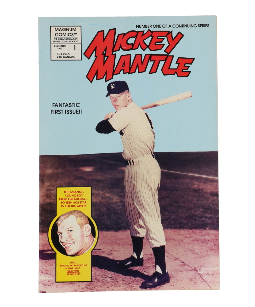 1991 "Mickey Mantle" Issue #1 Magnum Comic Book | Pristine Auction