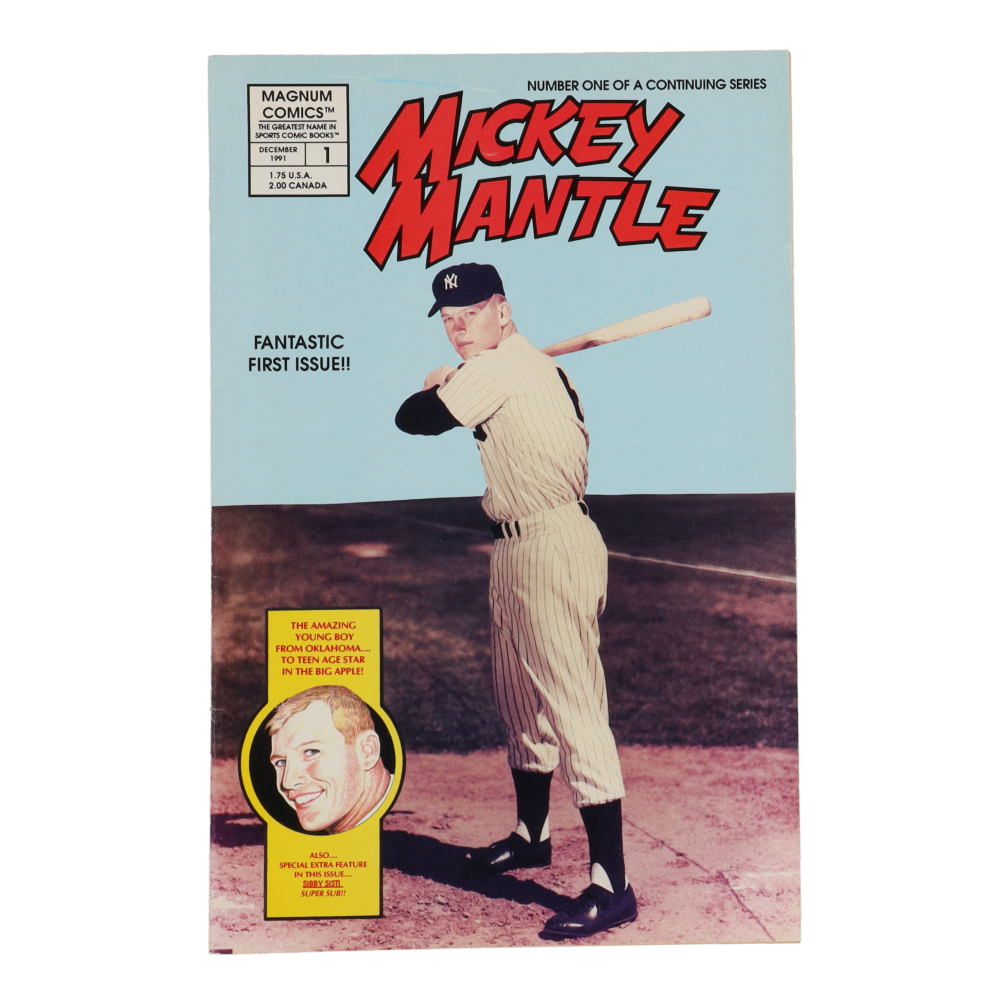 1991 "Mickey Mantle" Issue #1 Magnum Comic Book | Pristine Auction
