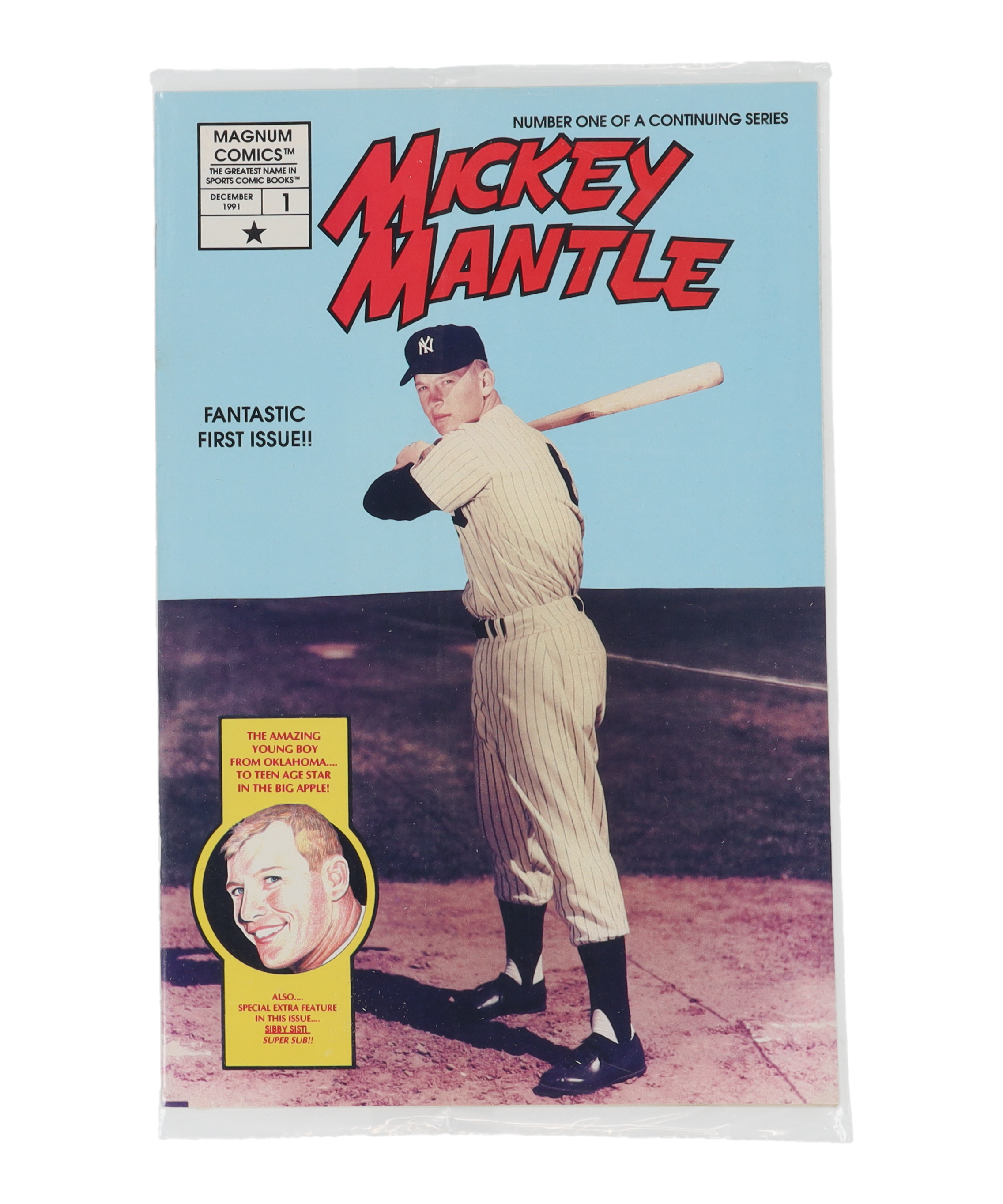 1991 "Mickey Mantle" Issue #1 Magnum Comic Book | Pristine Auction