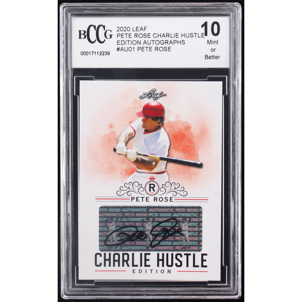 Pete Rose 2020 Leaf Pete Rose Charlie Hustle Edition Autographs #AU01 ...