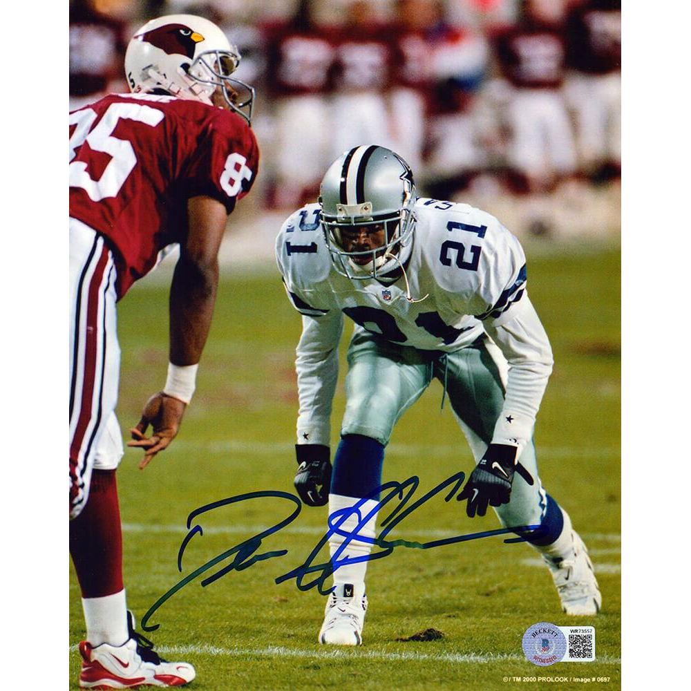 Deion Sanders Signed Cowboys 8x10 Photo (Beckett) | Pristine Auction