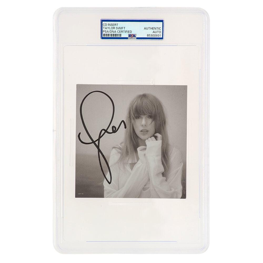 Taylor Swift Signed "The Tortured Poets Department" CD Insert (PSA ...