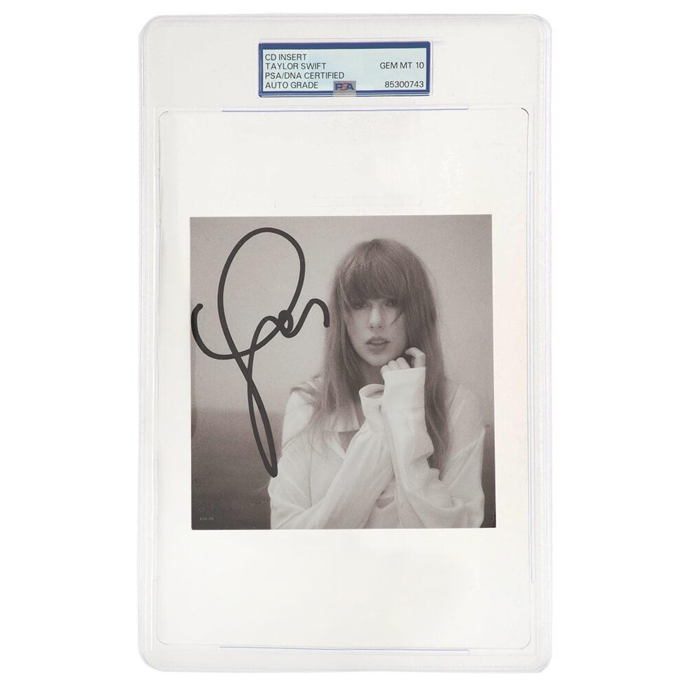 Taylor Swift Signed "The Tortured Poets Department" CD Insert (PSA ...