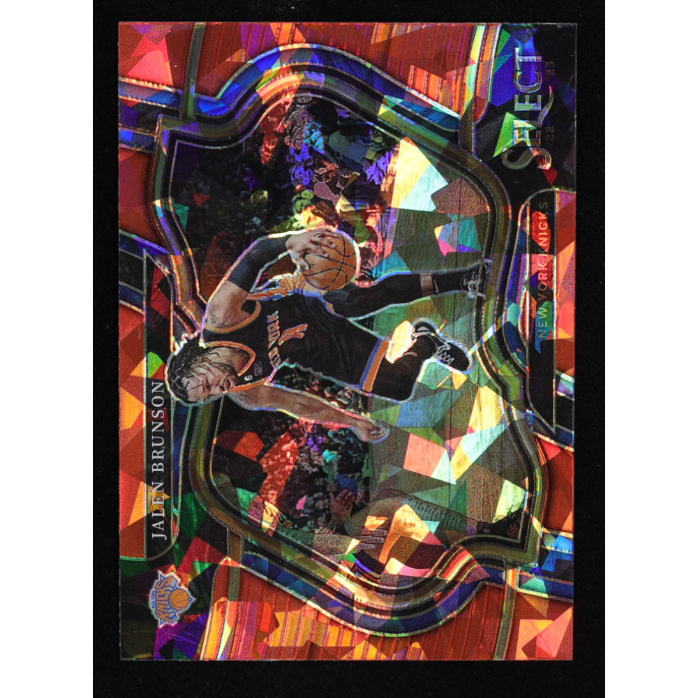 Jalen Brunson 2022-23 Select Prizms Red Cracked Ice #222 | Pristine Auction