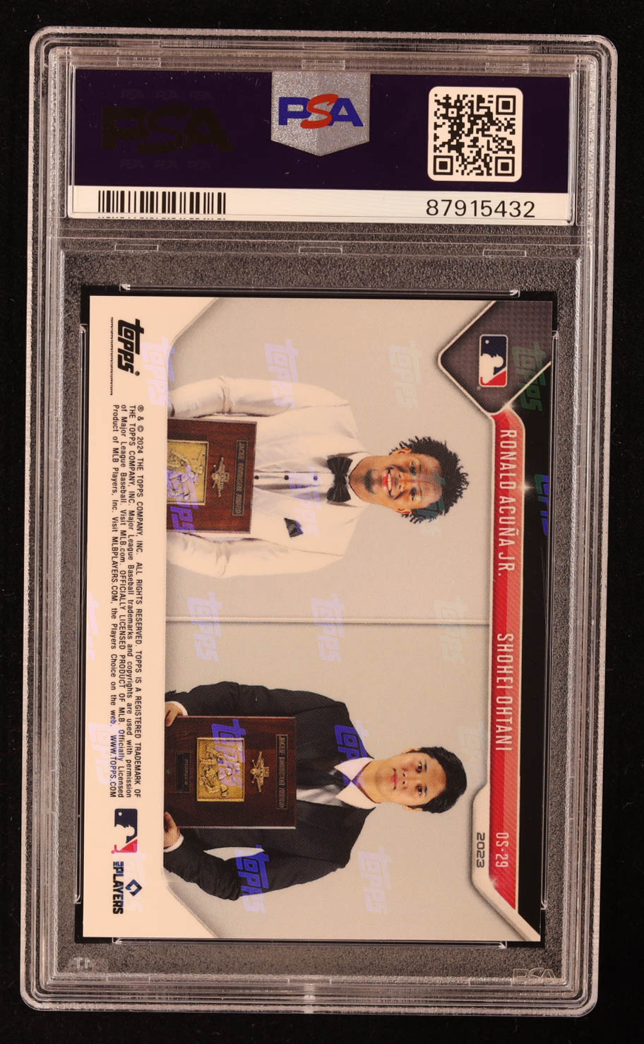 Ronald Acuna Jr. / Shohei Ohtani 2023 Topps Now Offseason #OS29 (PSA 10 ...