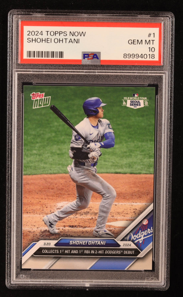 Shohei Ohtani 2024 Topps Now #1 (PSA 10) | Pristine Auction