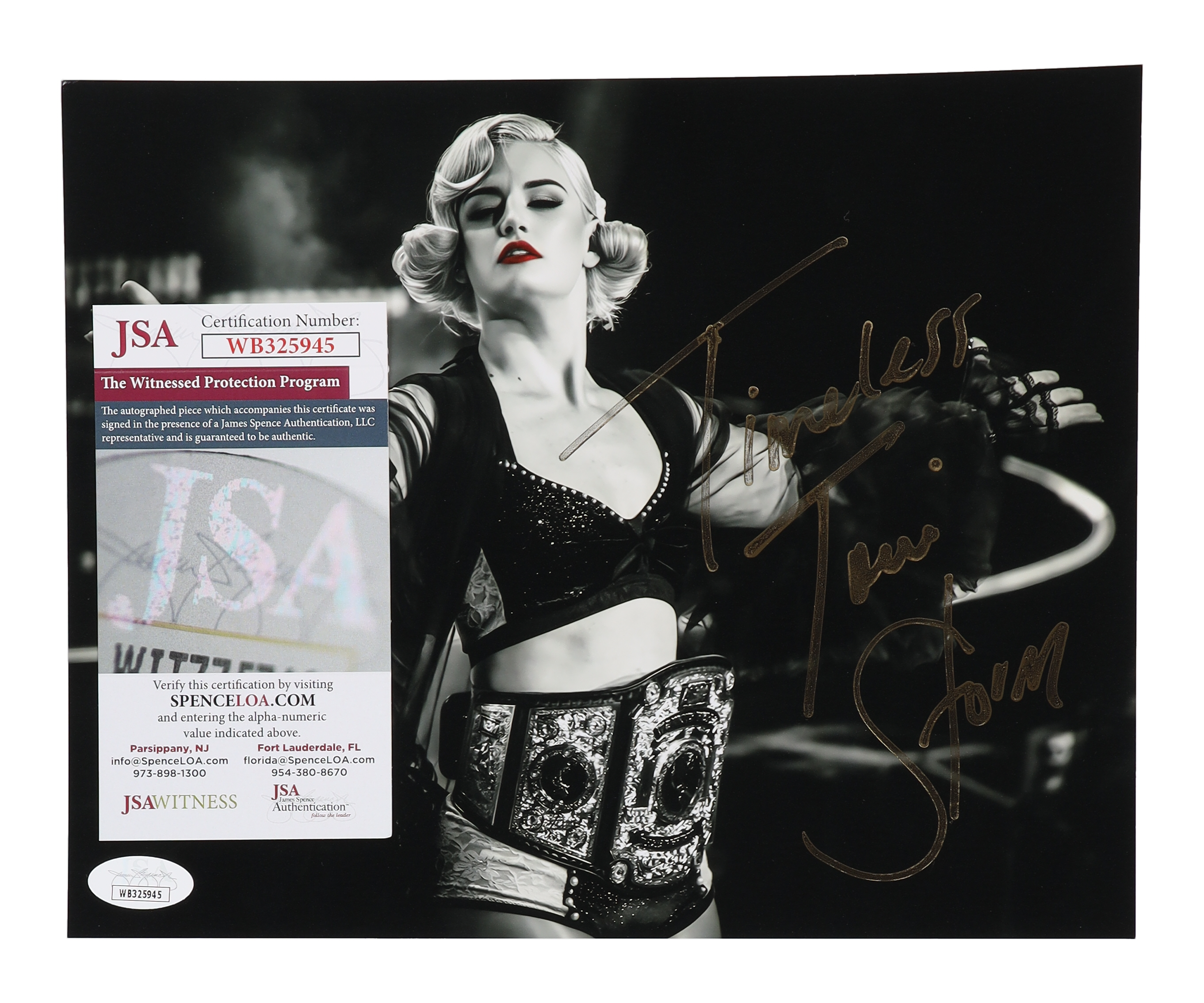 "Timeless" Toni Storm Signed WWE 8x10 Photo (JSA) | Pristine Auction