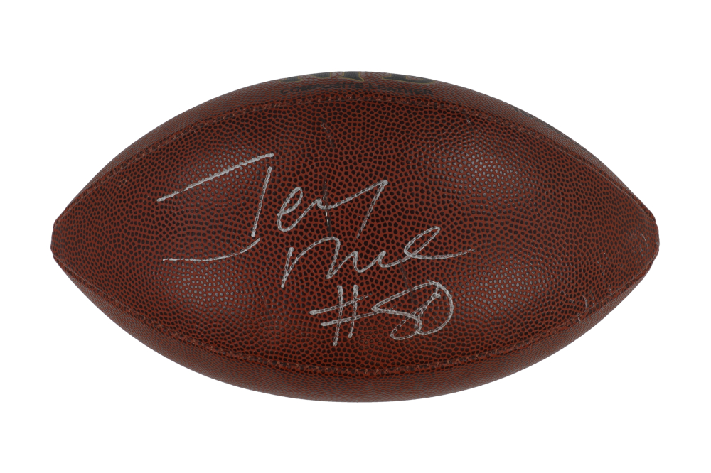Jerry Rice Signed NFL Football (AutographCOA) | Pristine Auction