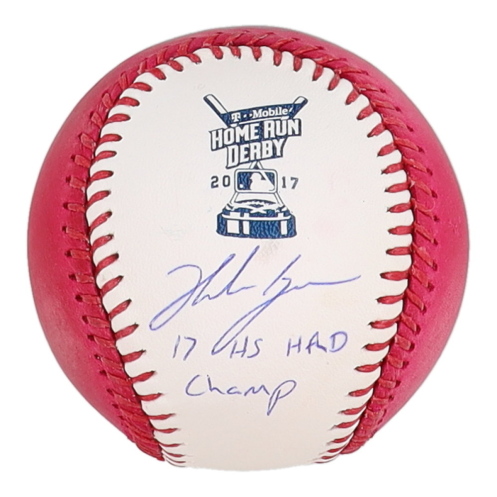 Nolan Gorman Signed 2017 Home Run Derby Logo OML Baseball Inscribed "17 ...