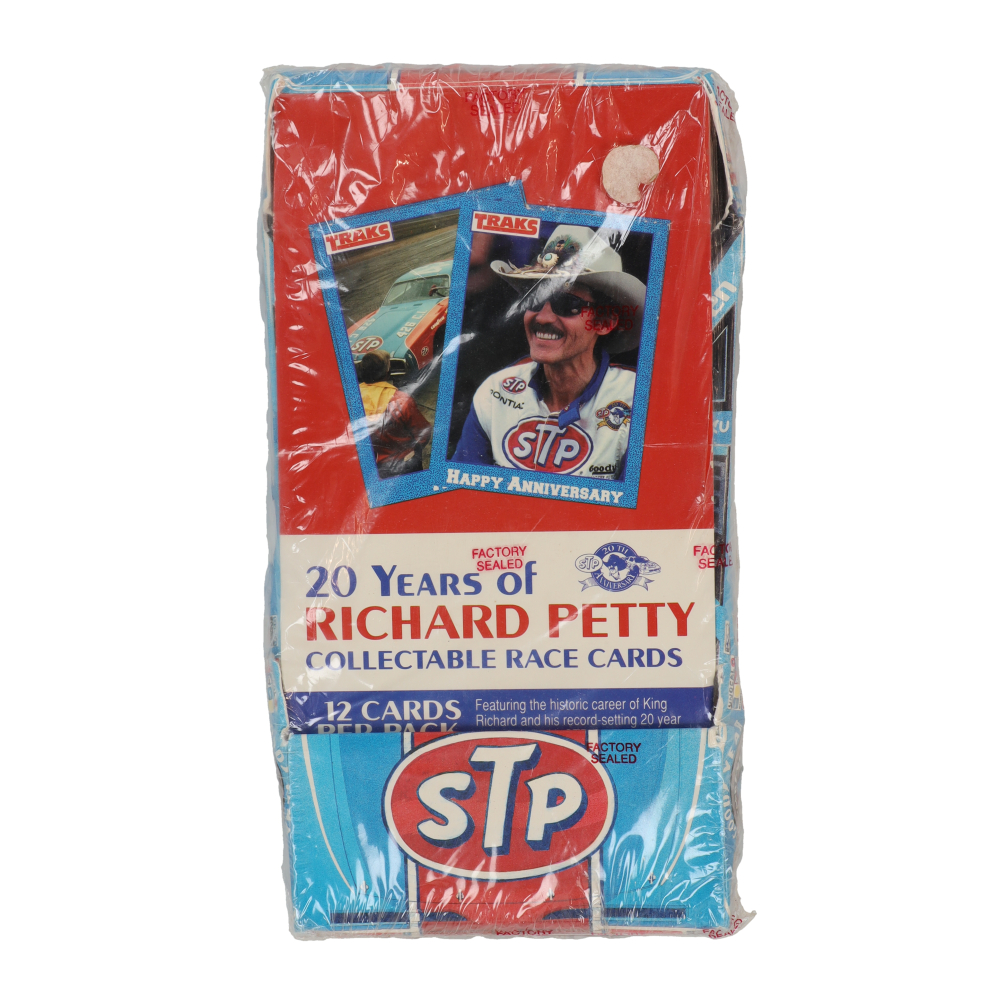 1991 Traks 20 Years of Richard Petty STP Sealed (36) Pack Racing Box ...