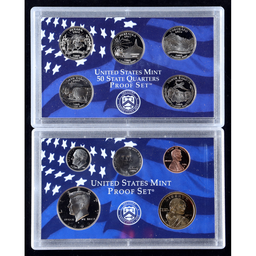2006-S United States Mint Proof Set with (10) Coins & Original ...