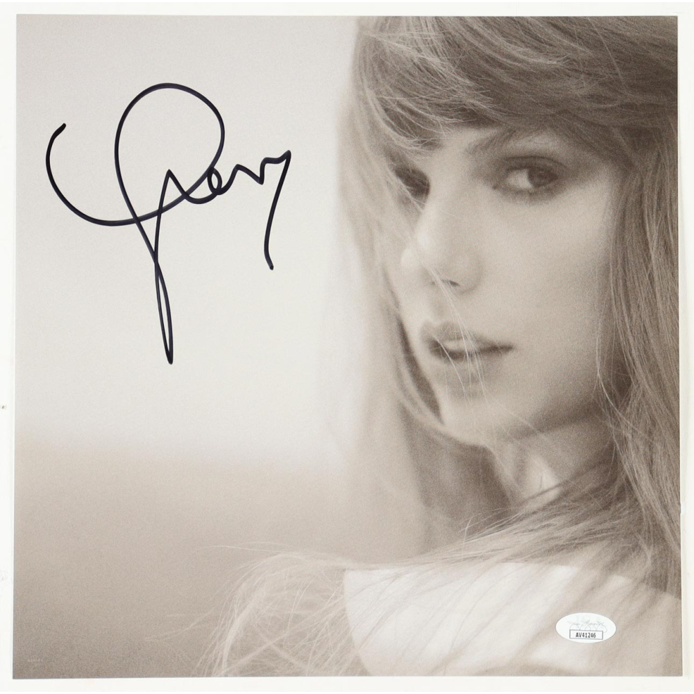 Taylor Swift Signed "The Tortured Poets Department" Album Sleeve Insert ...
