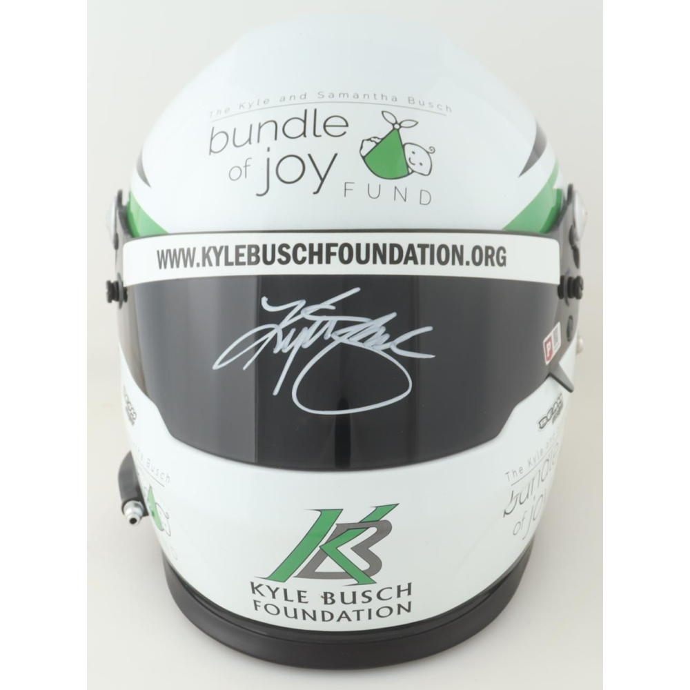Kyle Busch Signed NASCAR Kyle Busch Foundation Helmet (PA) | Pristine ...