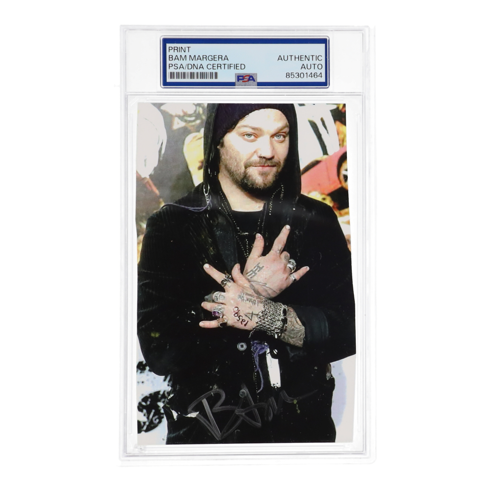 Bam Margera Signed 3x5 Print (PSA) | Pristine Auction