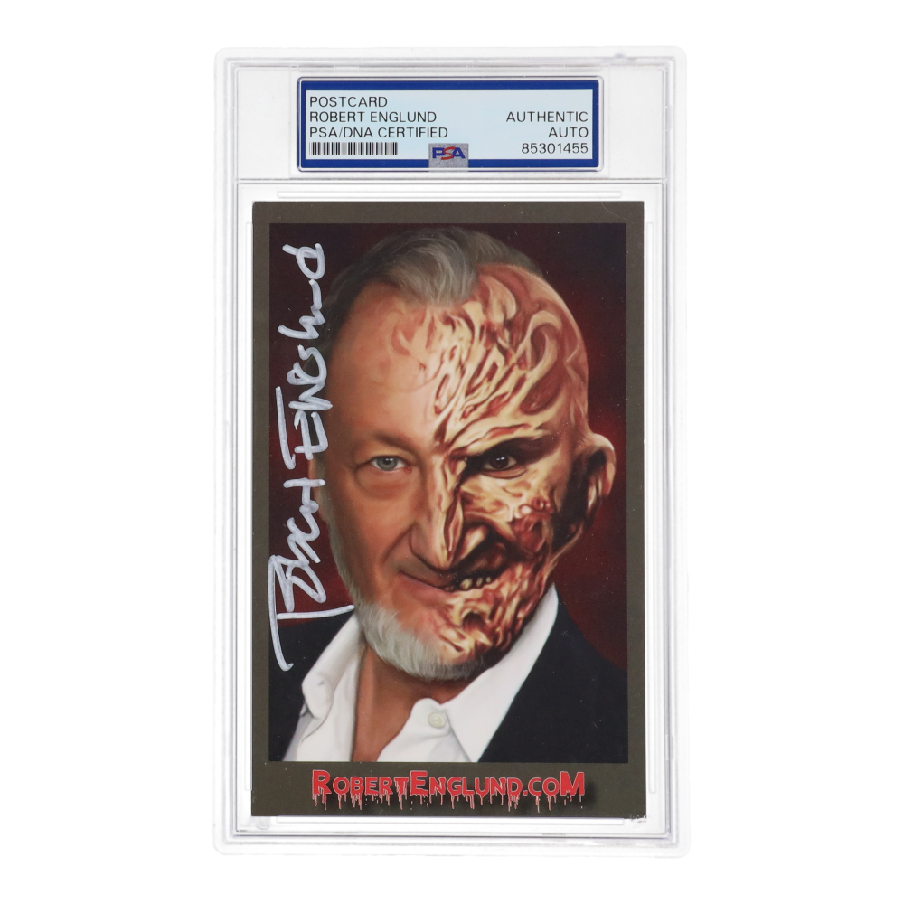 Robert Englund Signed "Nightmare on Elm Street" Postcard (PSA ...