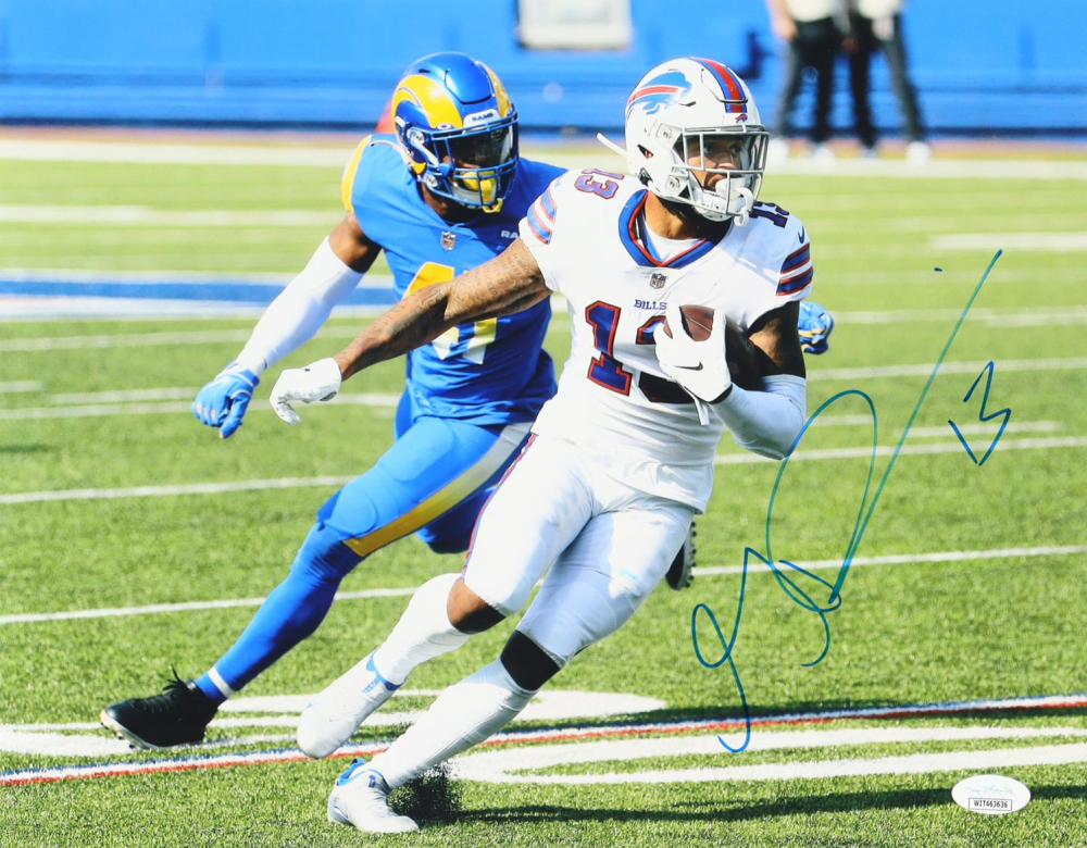Gabriel Davis Signed Bills 11x14 Photo (JSA) | Pristine Auction