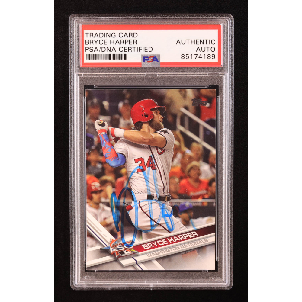 Bryce Harper Signed 2017 Topps Update #US141A AS (PSA) | Pristine Auction