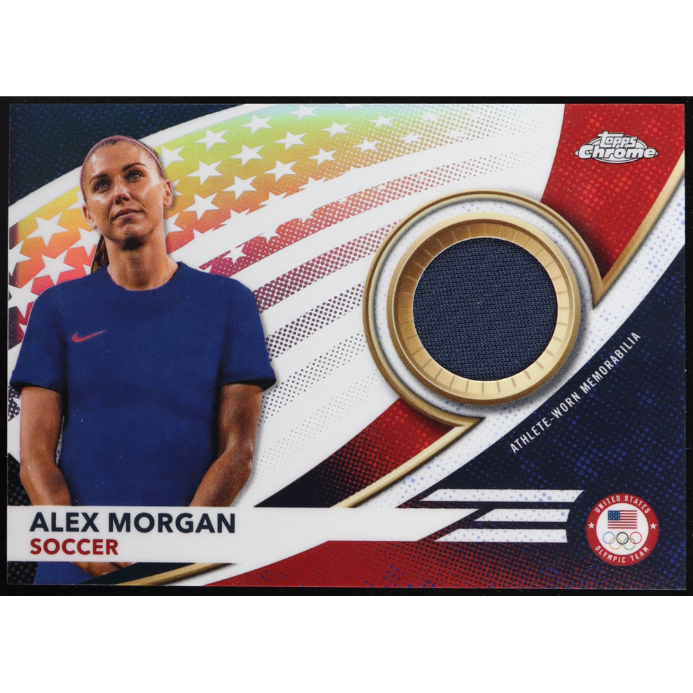 Alex Morgan 2024 Topps Chrome U.S. Olympic and Paralympic Hopefuls Team USA Memorabilia #USAAMO ...