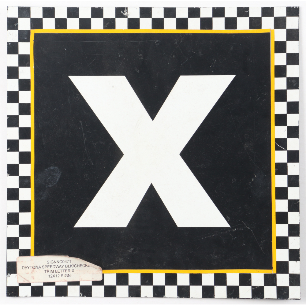 Daytona International Speedway Race Used NASCAR Sign (Fanatics ...