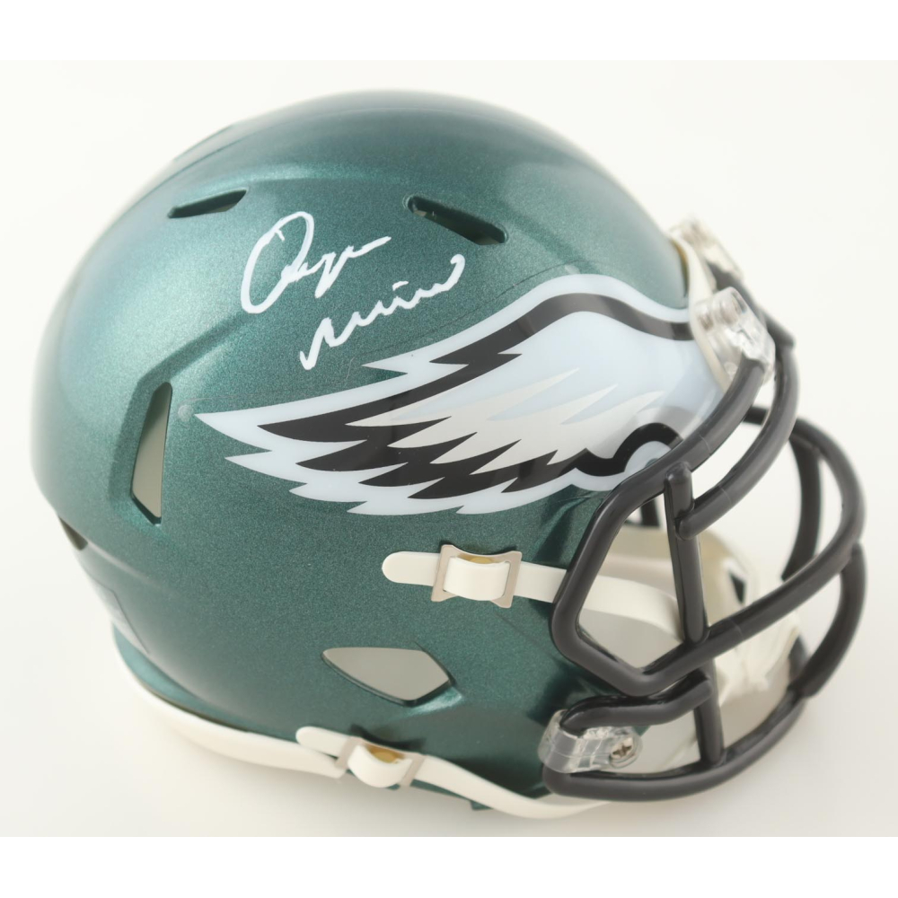 Quinyon Mitchell Signed Eagles Speed Mini Helmet (JSA) | Pristine Auction